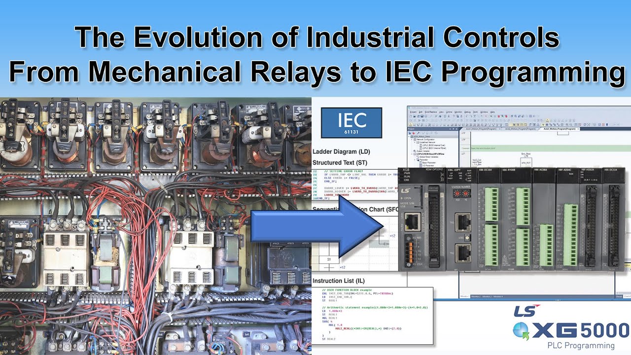 IEC 61131: The Evolution of Controls from Relay Logic to IEC Programming