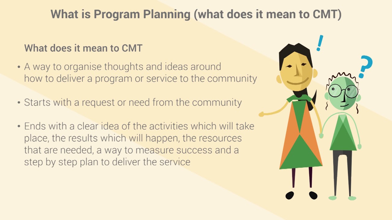 What is Program Planning