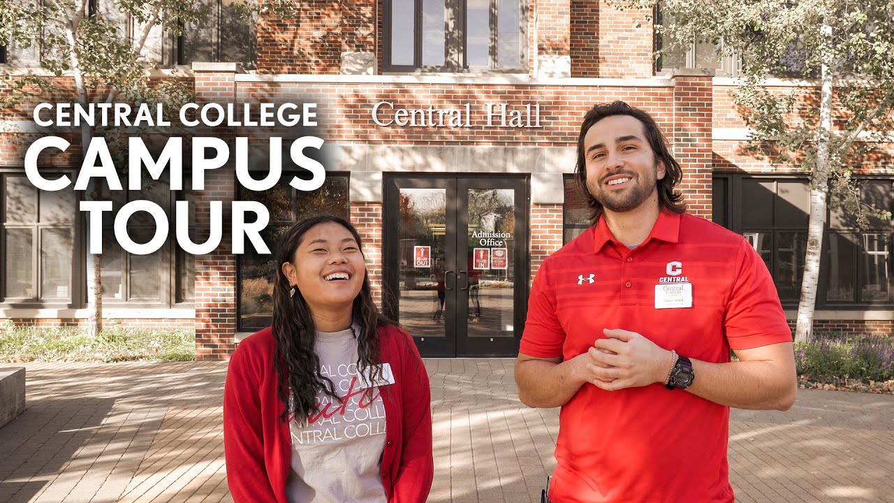 Full Campus Tour of Central College - with John and Yuan
