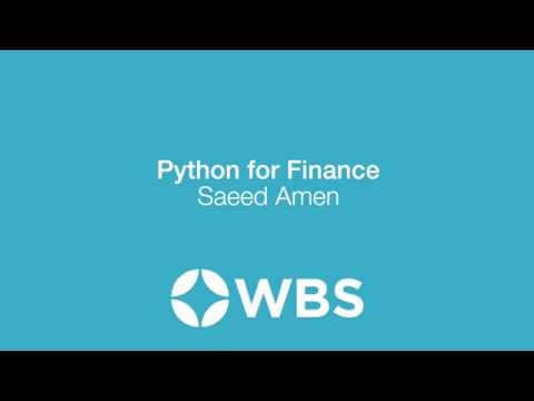 Python For Finance - Saeed Amen - 21 May 2020