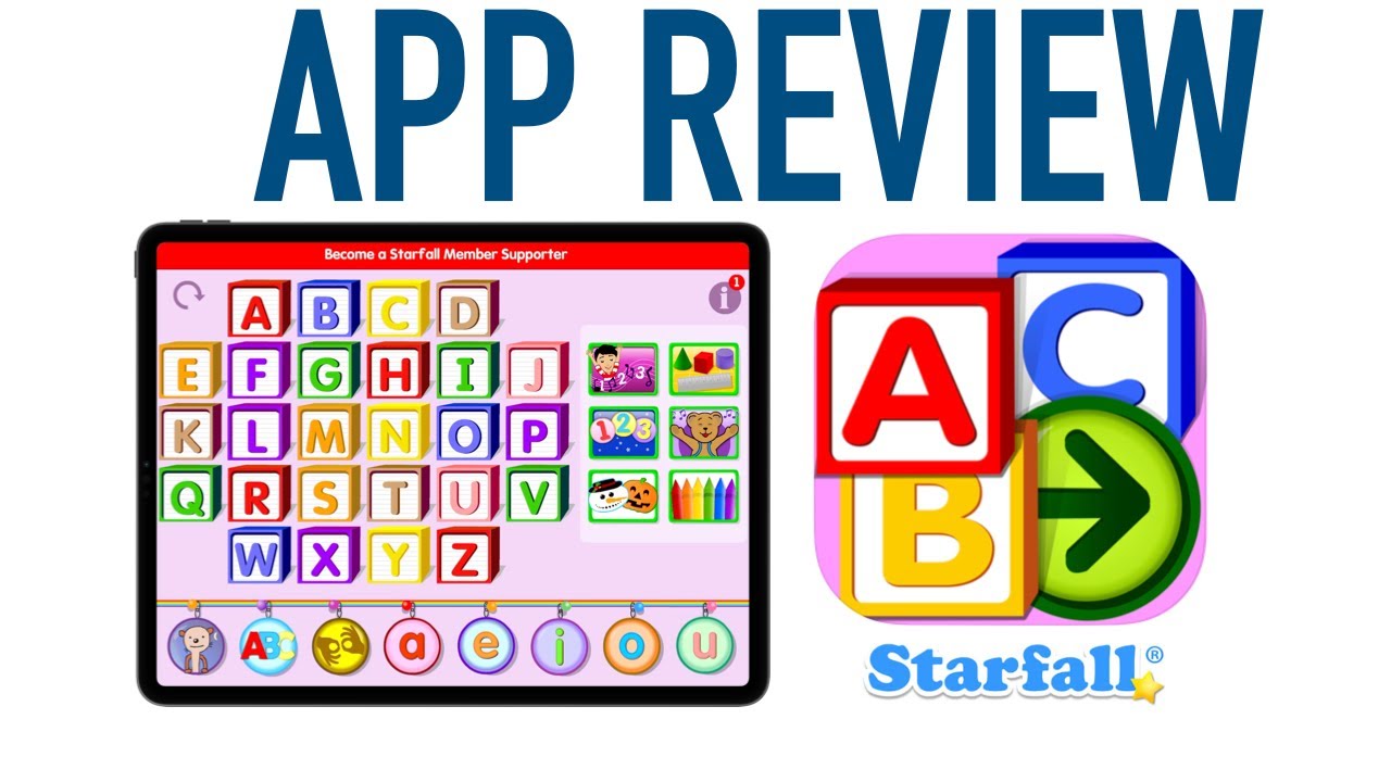 App Review: Starfall ABCs (Early Literacy Skills)