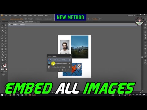 How to Embed All Images In Illustrator 2025 | Tutorial River