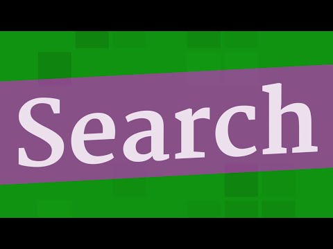 SEARCH pronunciation • How to pronounce SEARCH