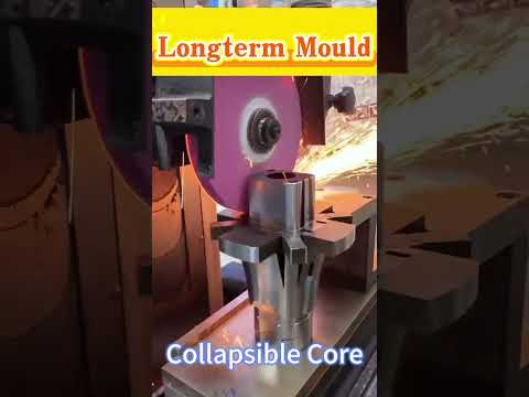 Longterm Mould's collapsible cores minimize cycle times and improve part quality for complex molds.