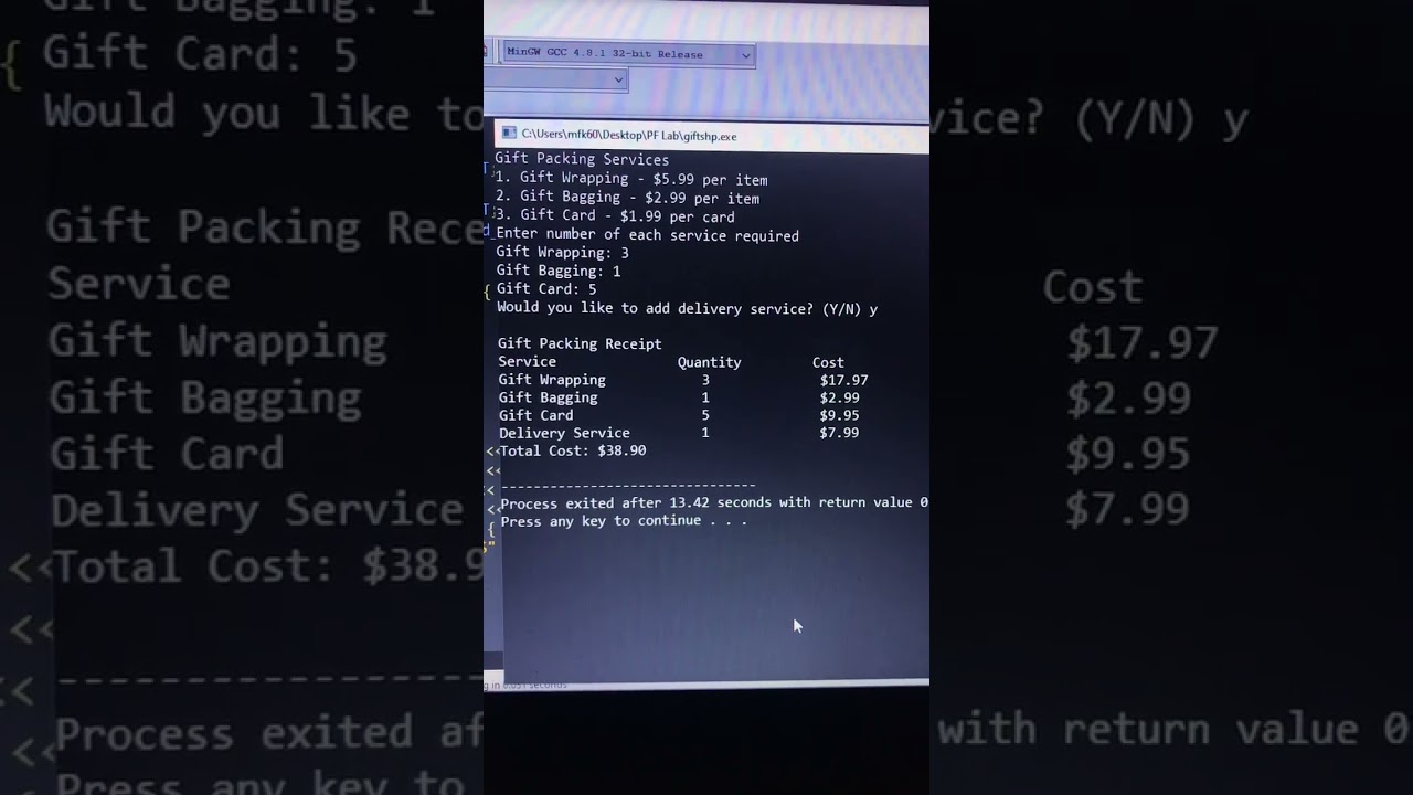 gift wrap c++#coders #codelife #codemasters #codingninja #codinglife #coding #code #coders #cpp