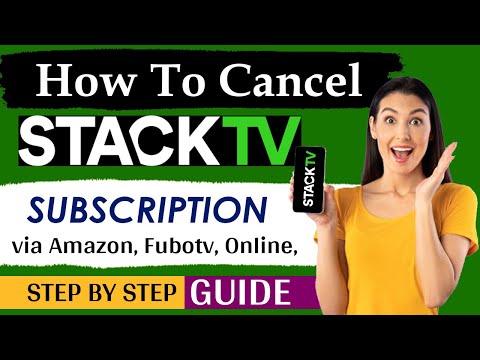 How to cancel stack tv subscription | cancel stack tv subscription on amazon canada
