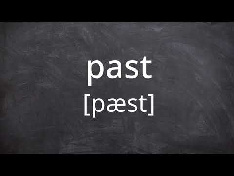 PAST Pronunciation in American English