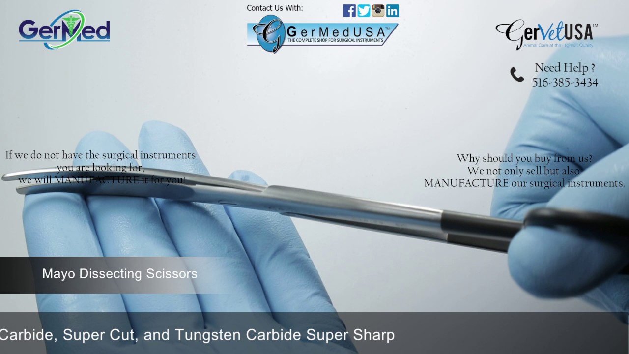 Mayo Scissors General Video - Veterinary Surgical Equipment