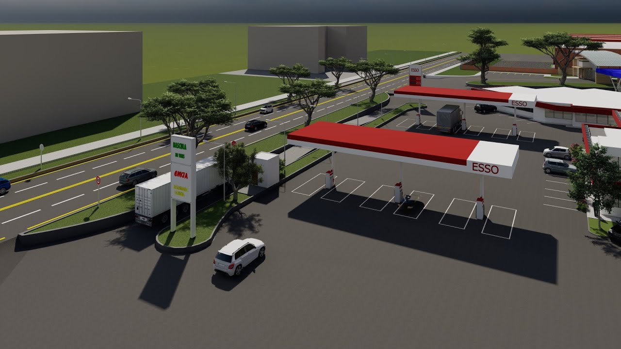 DISEÑO ESTACIÓN DE SERVICIO LA NUBIA