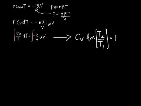 first law for adiabatic processes