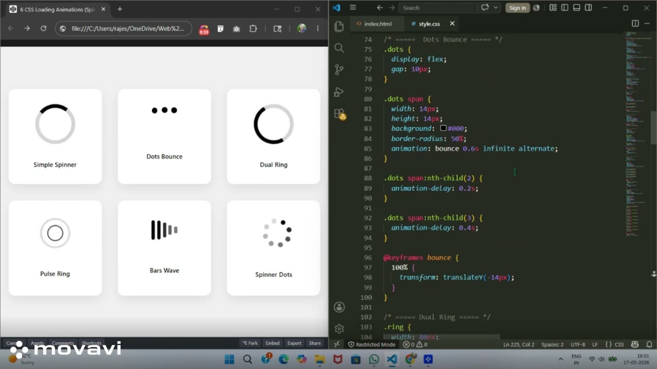 Animations (Spinners & Loaders)