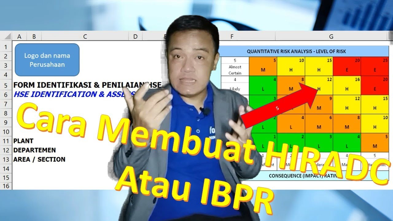 Cara membuat HIRADC atau IBPR yang Baik dan Benar
