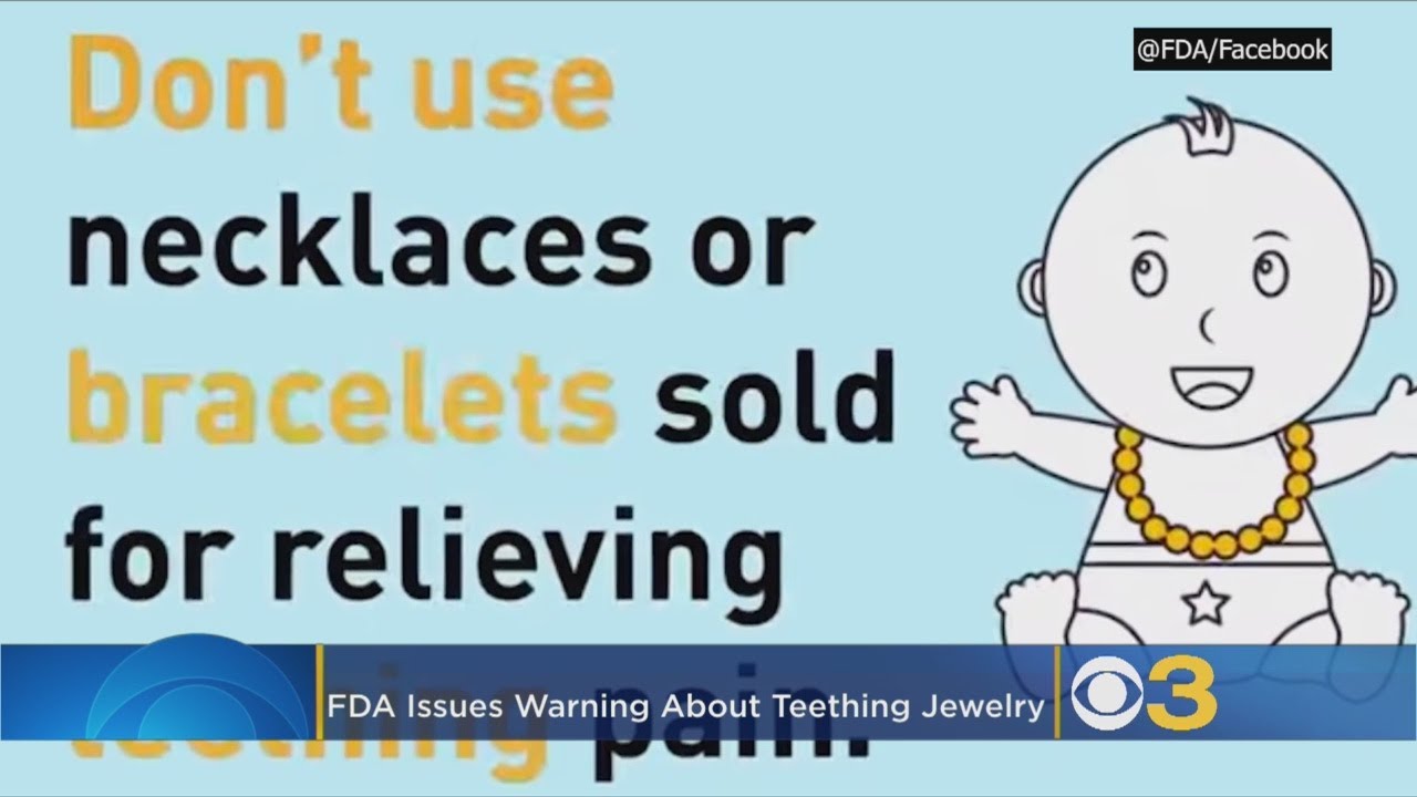 FDA Issues Warning About Teething Jewelry