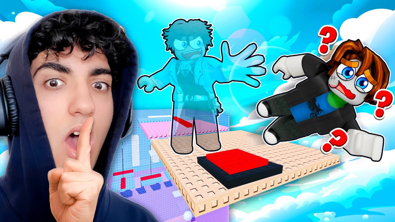 Trolling Players with INVISIBILITY in Slap Tower... (they had no clue)