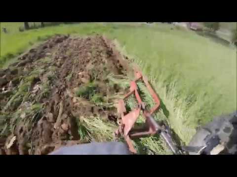 Plowing A Hillside