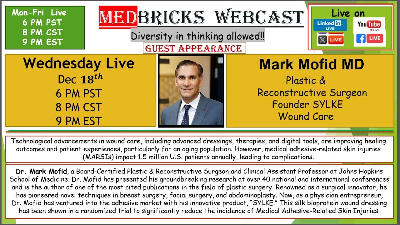 Revolutionizing Wound Care: The Journey of Dr. Mark Mofid and Silk ...
