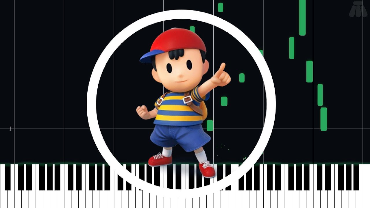 The End - EarthBound Beginnings - Easy Piano Tutorial