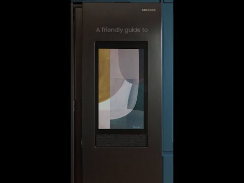 A friendly guide to Bespoke AI Refrigerator Side-by-Side I AI Family Hubβ’ I Samsung
