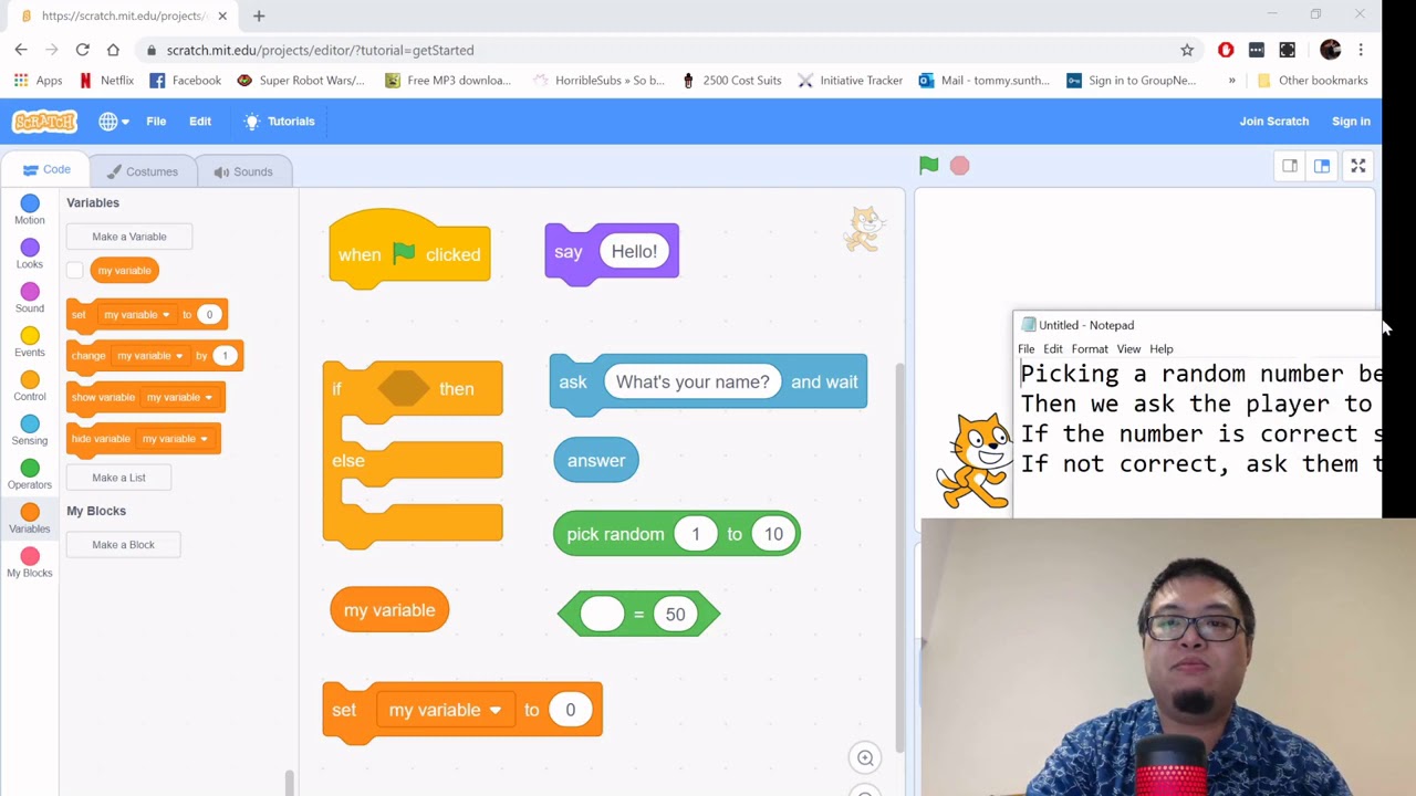 STEAM Activity: Scratch Coding: Conditional Statements