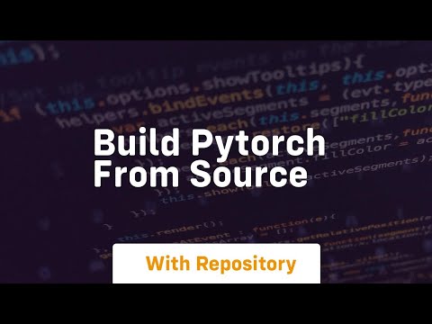 build pytorch from source