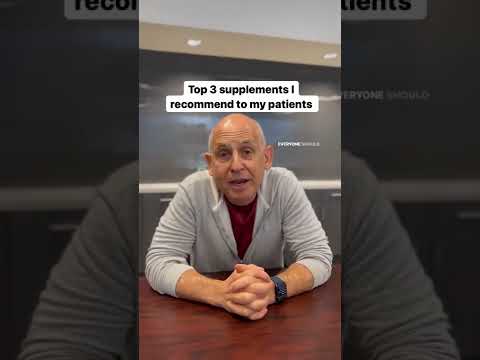 TOP 3 Supplements I Recommend to My Patients - CREDIT@doc_amen