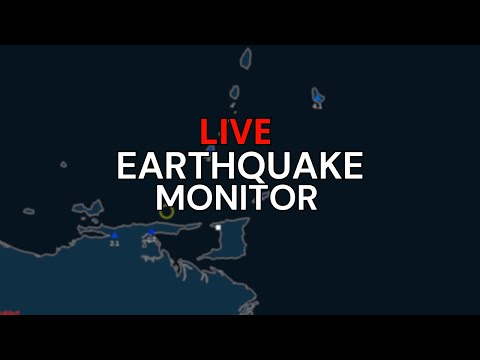 🔴Live: Trinidad & Tobago Earthquake Monitoring | Real-Time Seismic Activity​