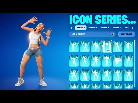 ALL FORTNITE ICON SERIES DANCES & EMOTES