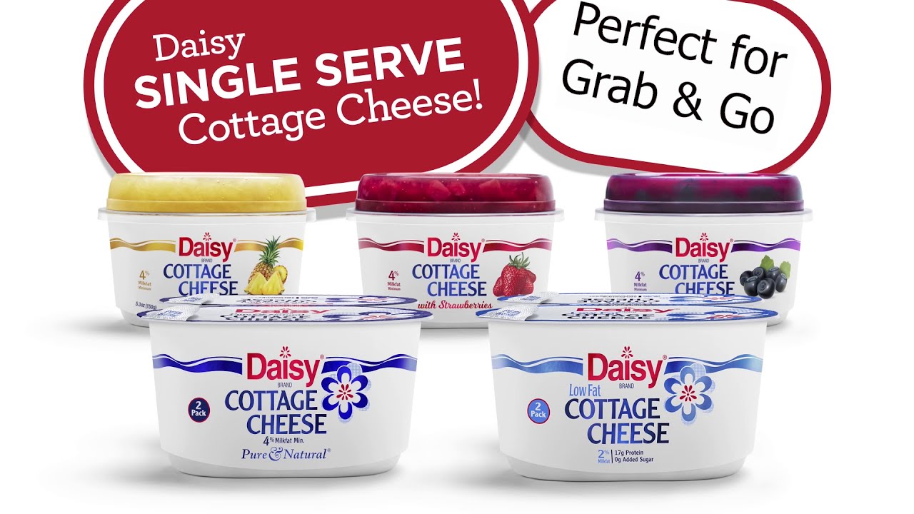Daisy Cottage Cheese Single Serve with Fruit Cups