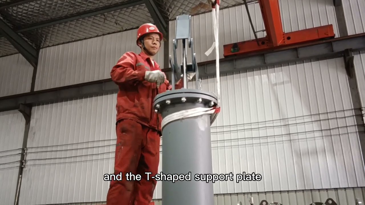 Mud tank bottom valve operating steps