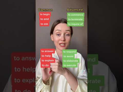 10 advanced synonyms for most common verbs. #Englishwithlingosavour