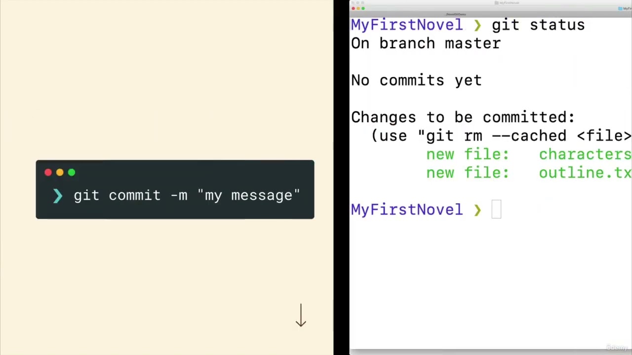 008 Finally, The Git Commit Command!