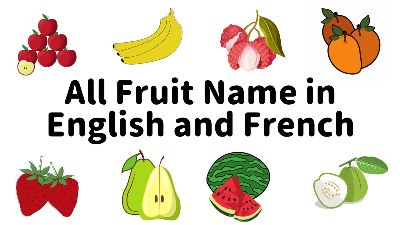 Fruit Name in French  ||French Vocabulary||