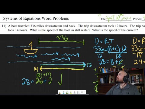 Systems of Equations Word Problems Number 11- Algebra 1 Kuta Worksheet Series