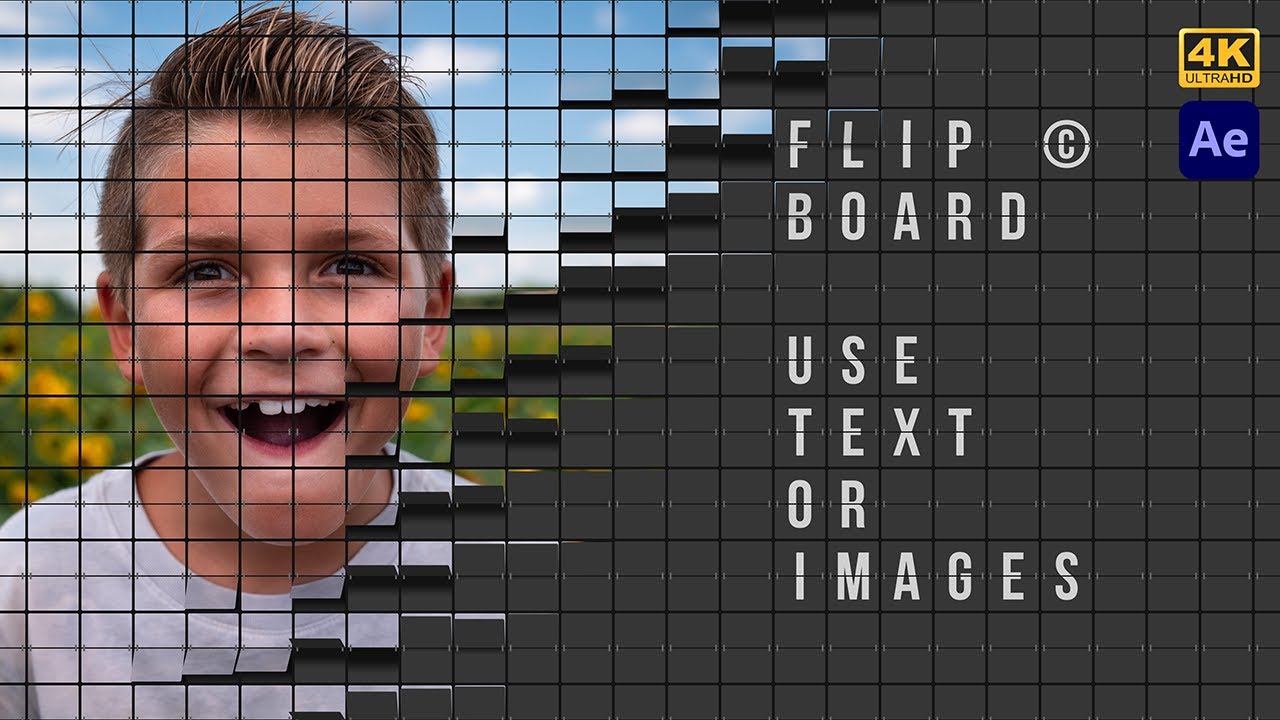 Flip Board: Full-Screen Split-Flap Display - 4K