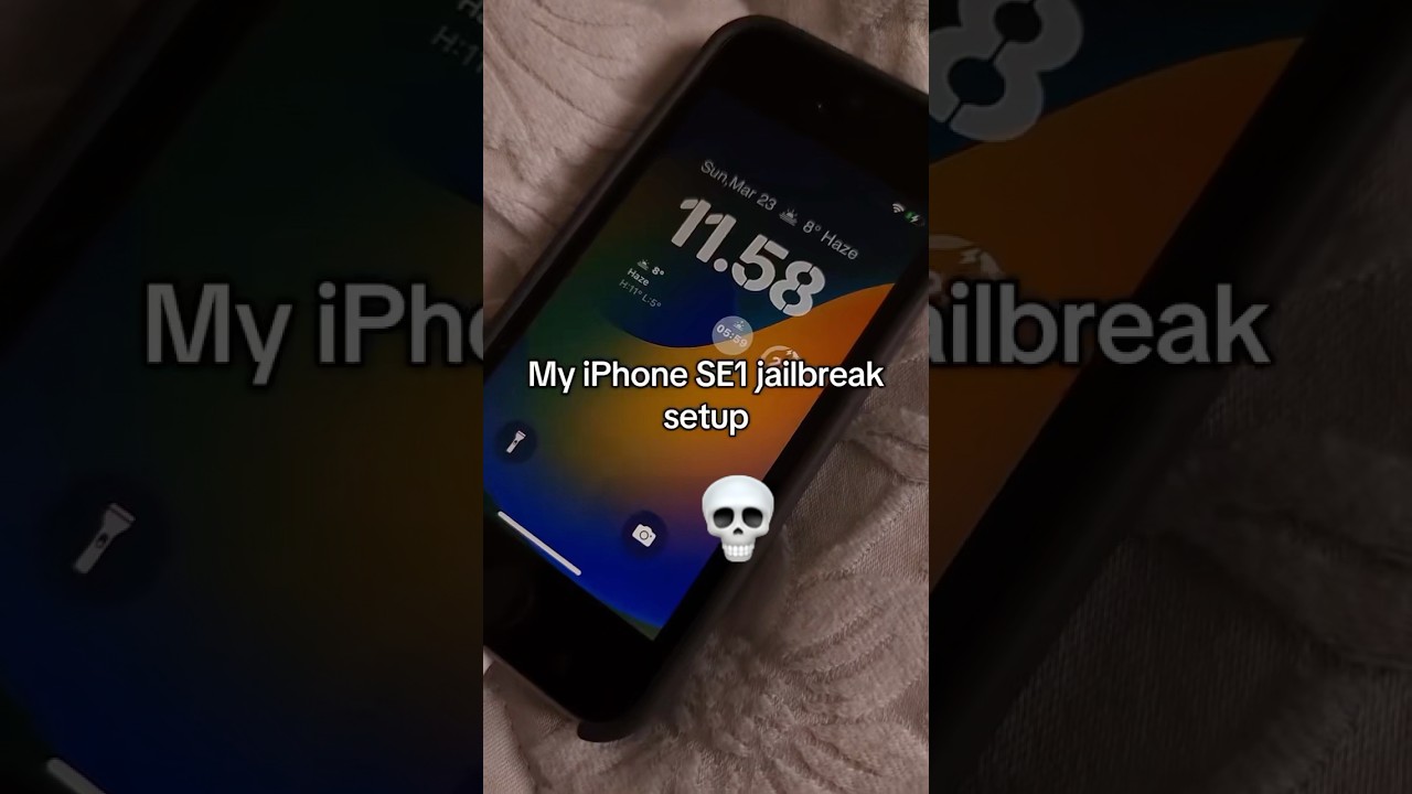 iPhone SE 1 Jailbreak Setup #appleshorts #apple #iphonese #jailbreak #ios18 #iphone16promax