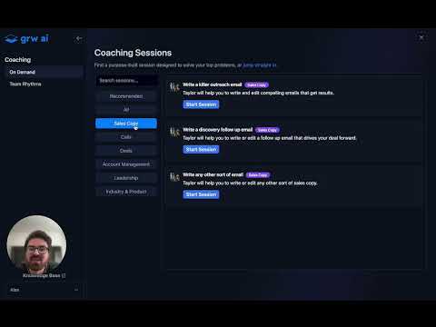 Grw AI - Sales Coaching Flows - May 2024
