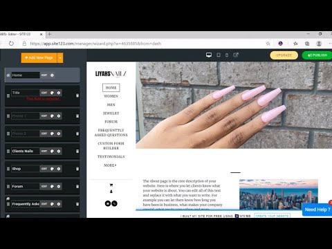 Entrepreneurship Vlog|Episode Five: How to build a website * FREE PLAN WITH SITE 123 *