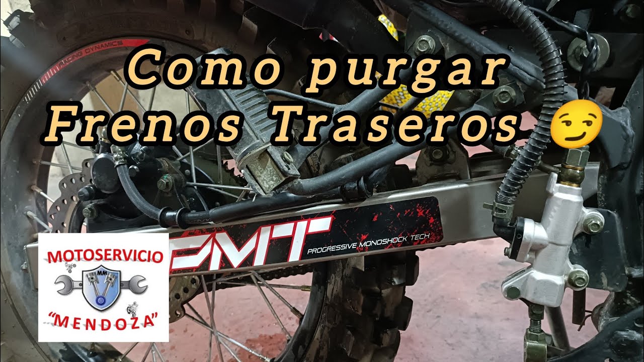 COMO PURGAR FRENOS TRASEROS ( DM250,CROSSMAX,XEVERUS)