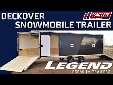 The Legend Deck Over Snowmobile Trailer - LIMITED STOCK!