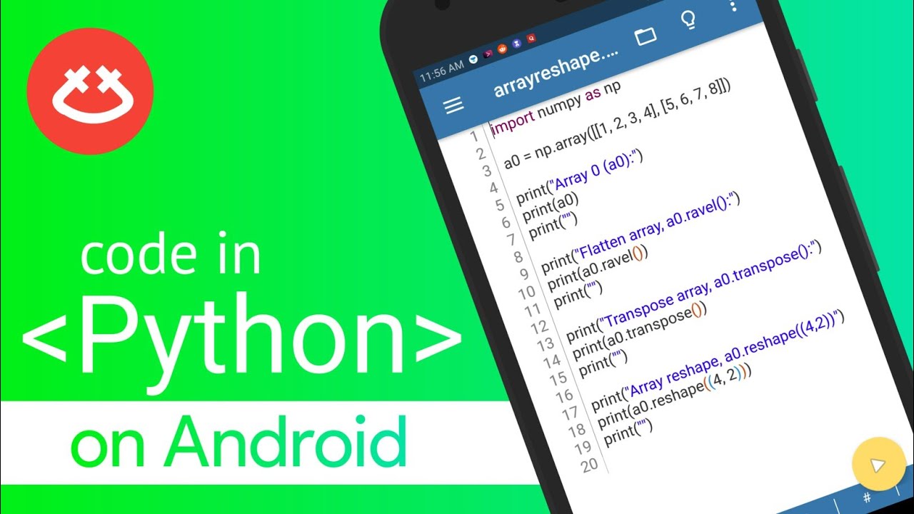 Code/Run Python on Android | How-to Tutorial