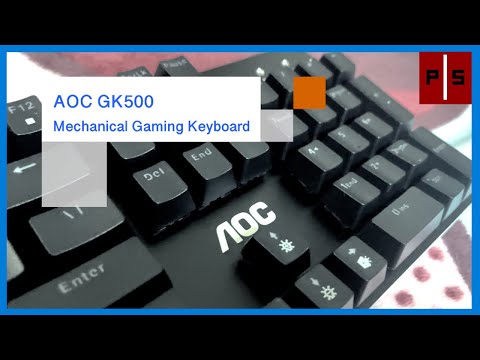 AOC GK500 Mechanical Gaming Keyboard | Unboxing & Review | Pixel Slayers 4K