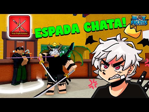 PASSEI 12 HORAS PRA CONSEGUIR A NOVA TRUE TRIPLE KATANA (TTK) NO BLOX FRUITS!!⏰❄️