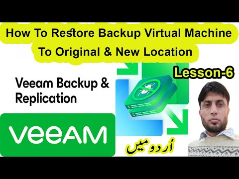 Veeam Backup and Replication | How To Restore Backup VM To Original & New Location | Lessen-6