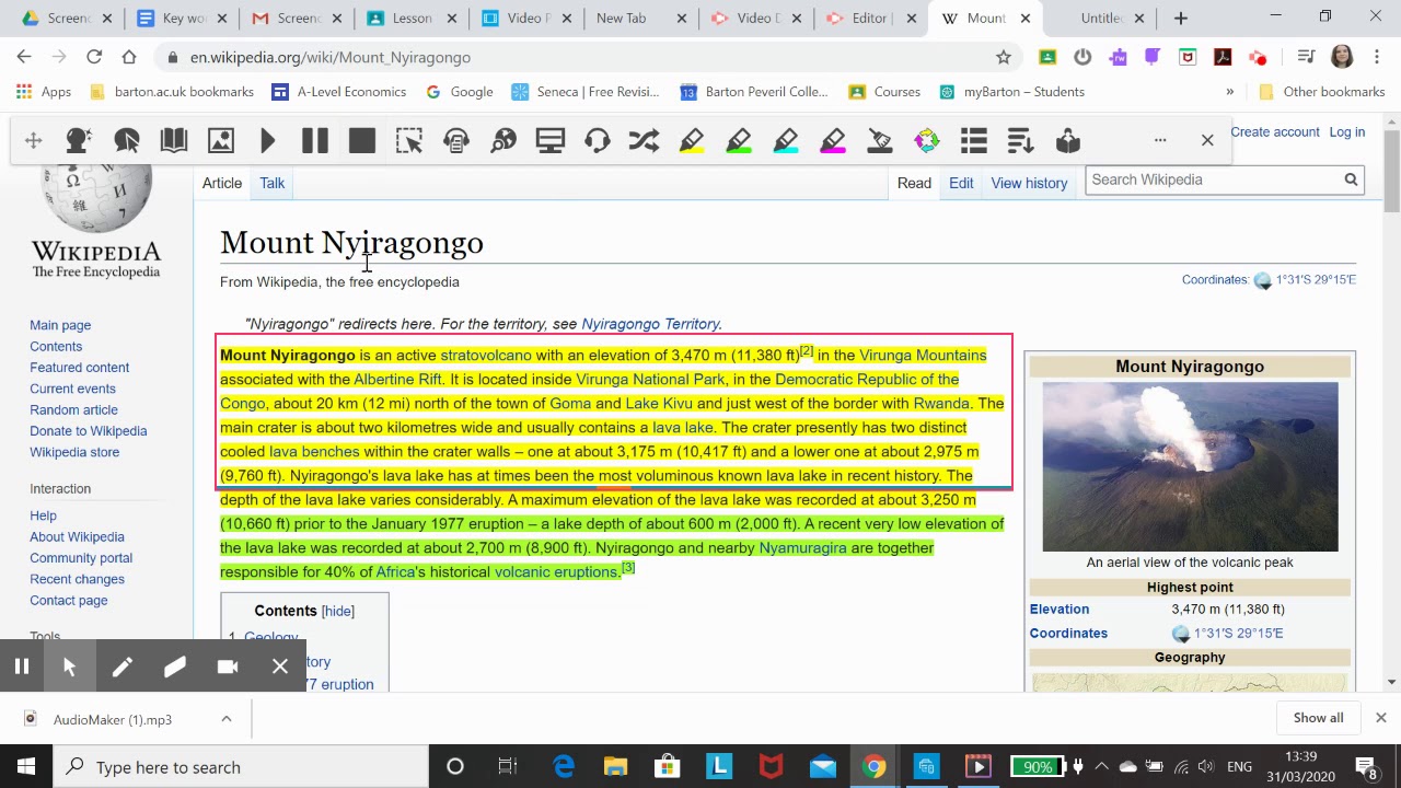 Texthelp Read&Write toolbar - An overview