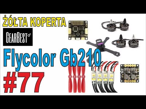 GearBest - Flycolor GB210 - Dron wyścigowy - ŻÓŁTA KOPERTA - #77