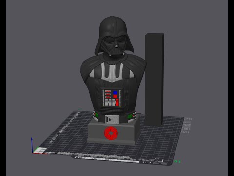 3D Printing a Darth Vader Bust with 7 Colors and at a 0.12mm Layer Height PART 1 OF 2