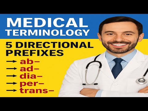 Medical Terminology: Directional Prefixes Explained Simply (ad-, ab-, dia-, per-, trans-)