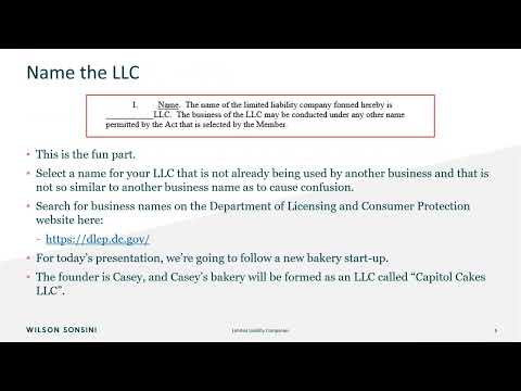 The Fundamentals of an Operating Agreement