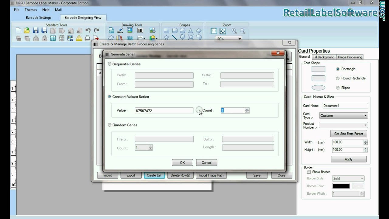 Process to Use Batch Processing Feature of DRPU Barcode Label Maker Software