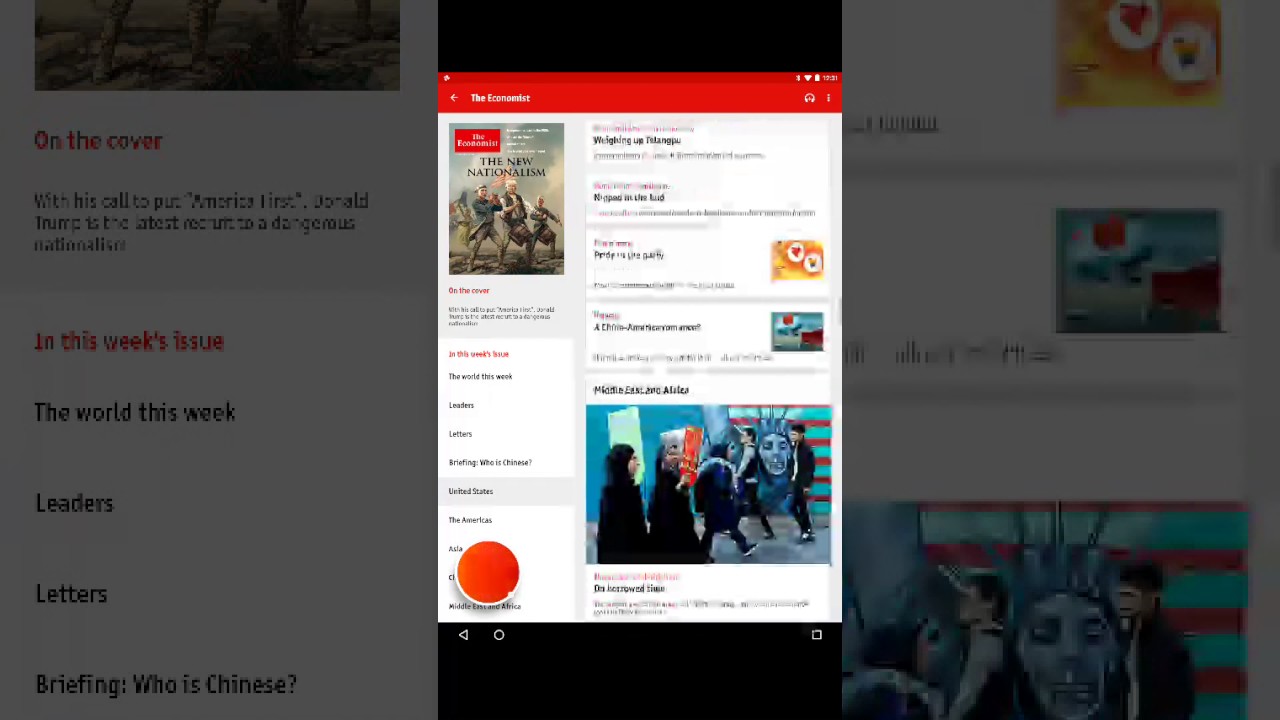 Scrolling Navbar effect